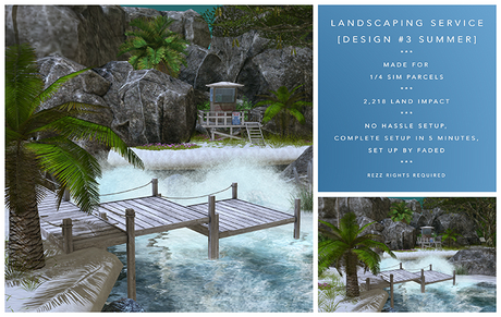 Second Life Marketplace - [F] Landscape 3 - Tropical Beach - SUMMER (1/ ...